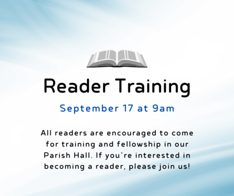 Reader Training - Trinity Episcopal Church